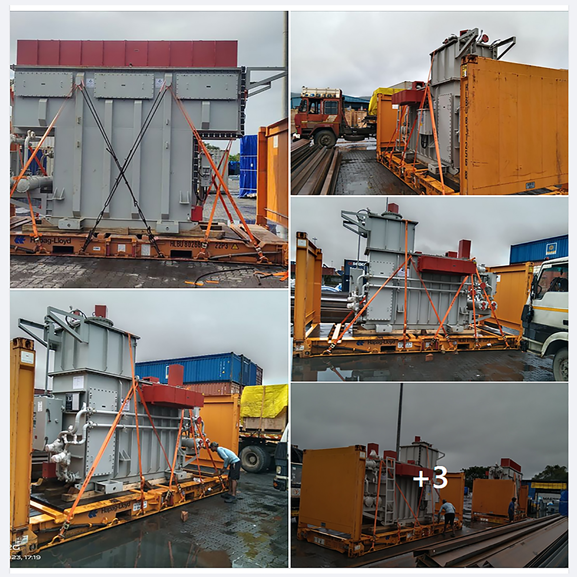 Export Cargo Handling of Transformers at JWC Logistics Park | MRL ...